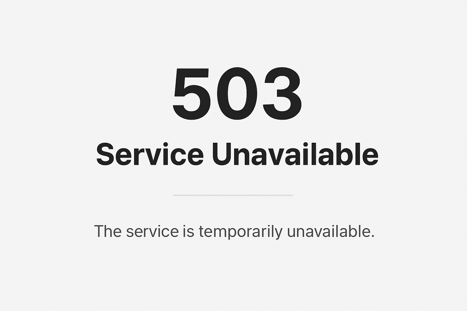 503 Service Unavailable Error: What is it & How to fix it